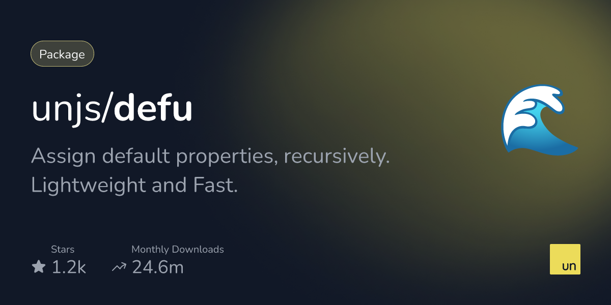 defu - Packages - UnJS 中文文档